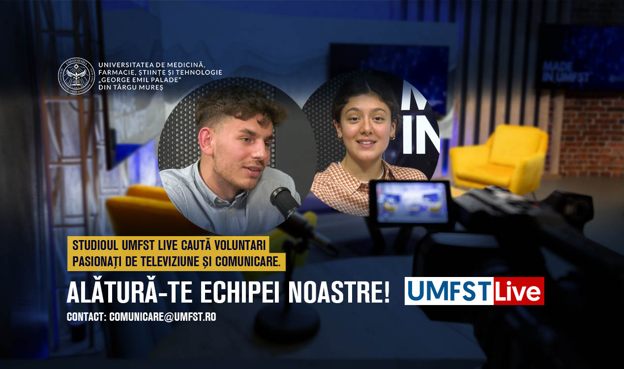 UMFST - Studioul UMFST Live își mărește echipa