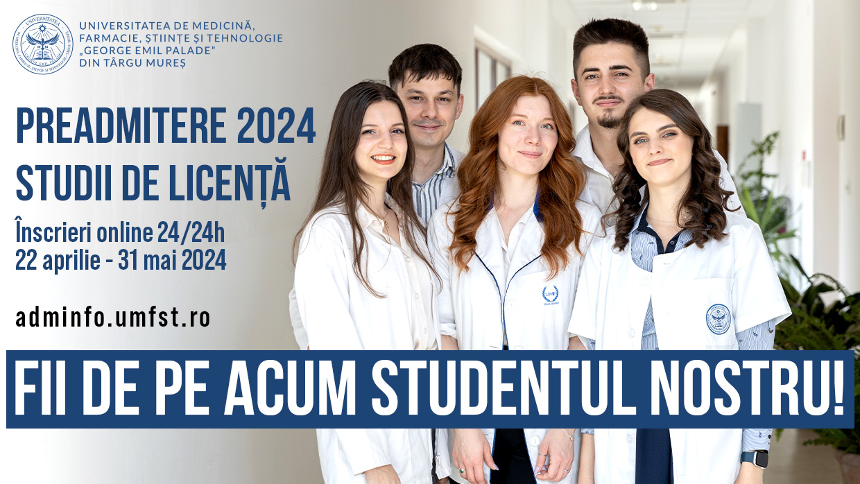 UMFST - Fii de pe acum studentul nostru!