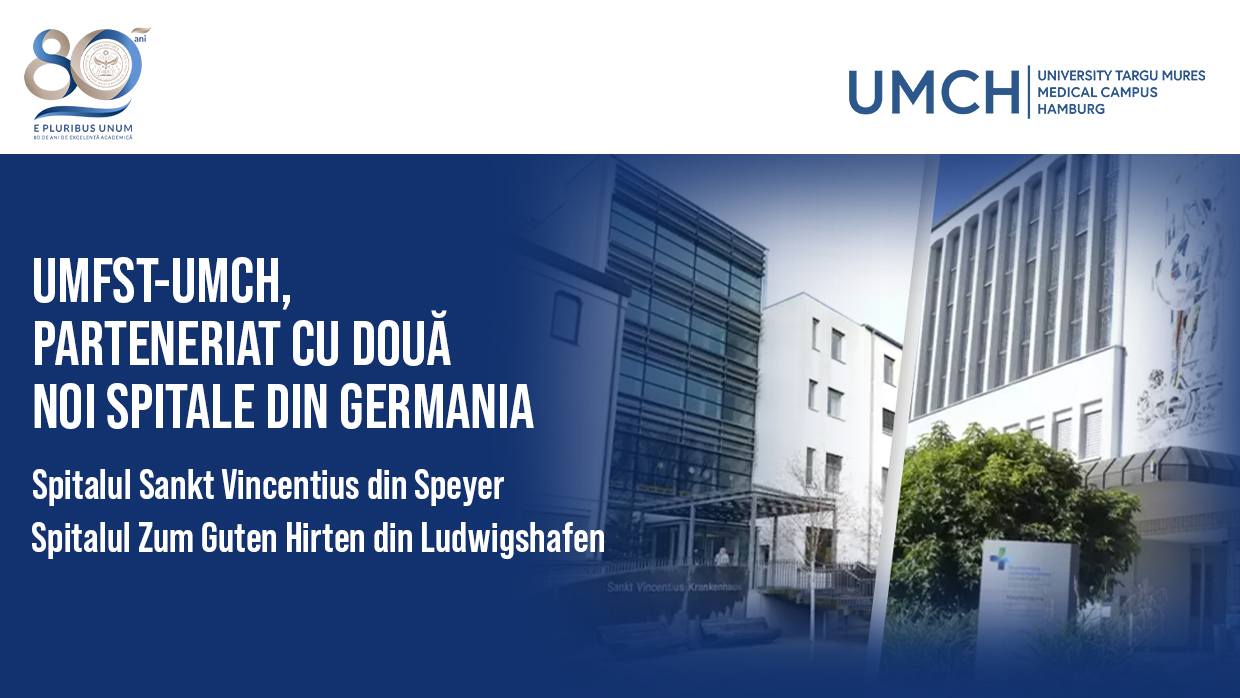 UMFST - UMFST-UMCH, parteneriat cu două noi spitale din Germania