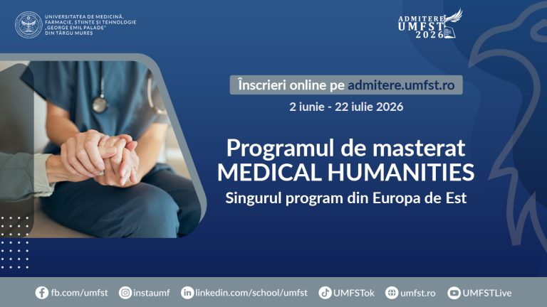 UMFST - Medical Humanities: medicina care tratează boala, dar privește ...